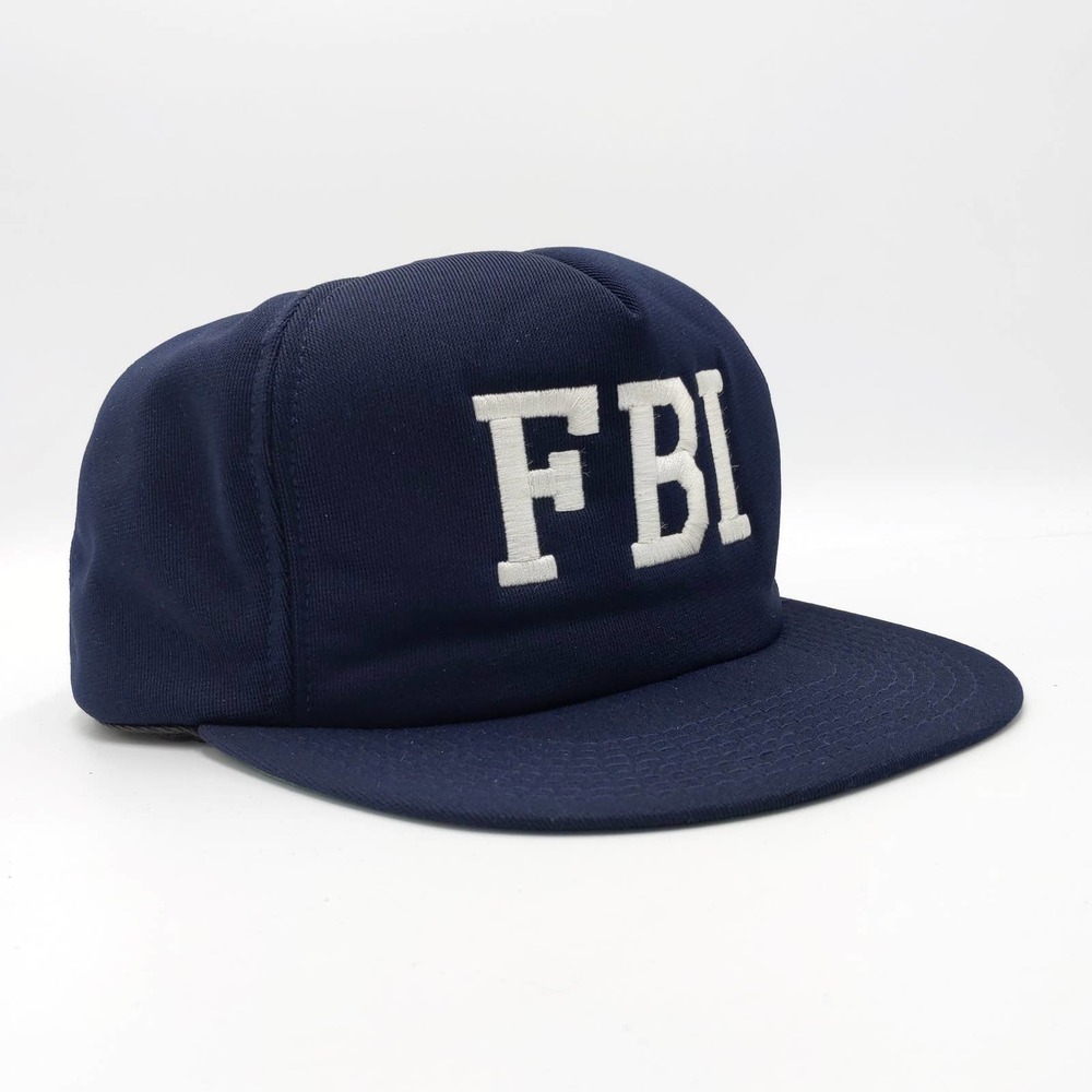 Vintage Fbi Trucker Hat Snapback Cap Federal Bureau O… - Gem
